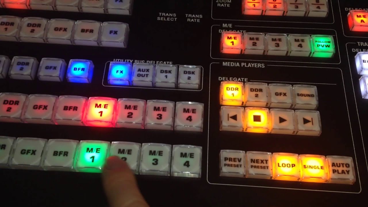 Newtek Tricaster 460 screen - YouTube