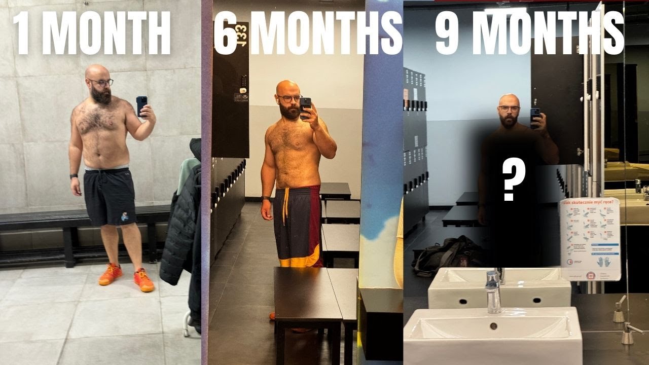 My 9 Month Natural Body Transformation - Dad Bod Fat to Fit - YouTube