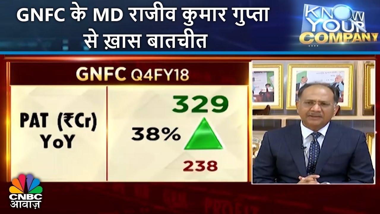 GNFC के MD राजीव कुमार गुप्ता से ख़ास बातचीत | Know Your Company | CNBC ...