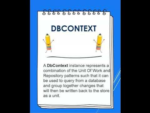 Explain DbContext -.NET Interview Frequently ask question - YouTube