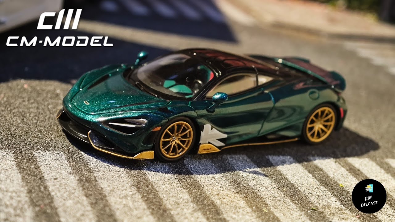 McLaren 765LT Green by CM Model 1/64 | UNBOXING and REVIEW - YouTube