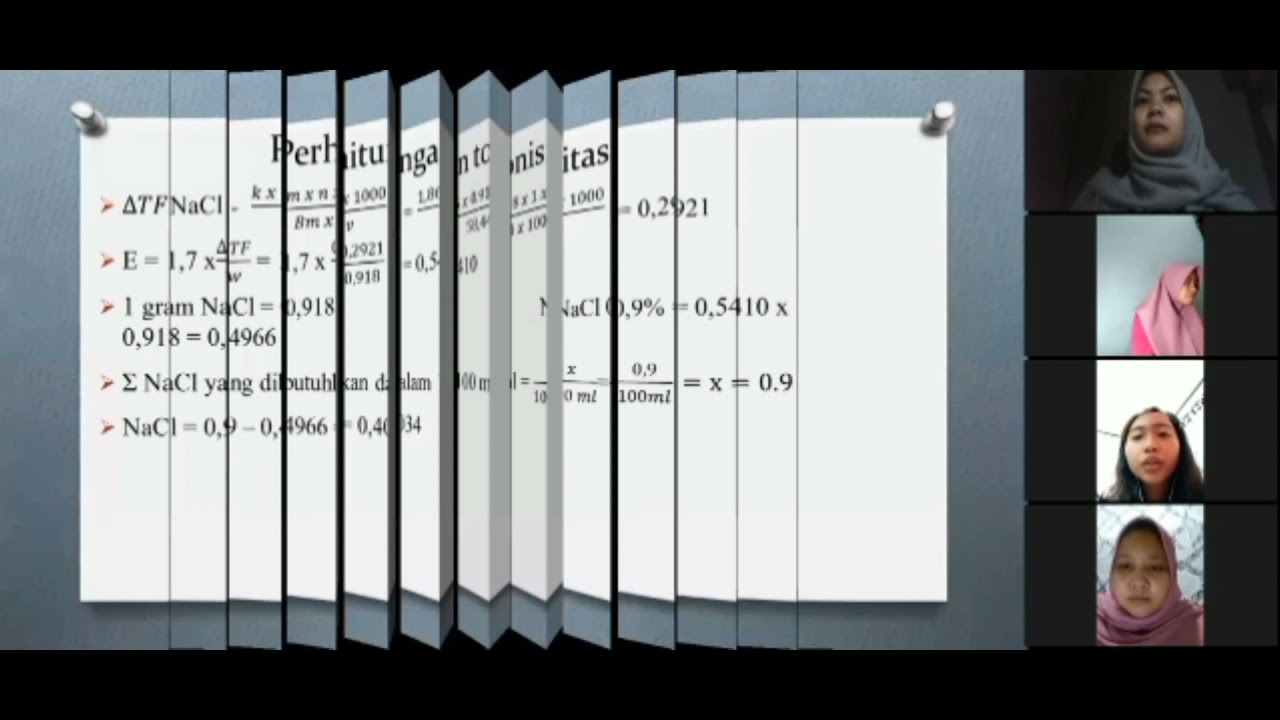 Pembuatan dan Evaluasi Infus NaCl ( Natrium Klorida) ( Kelompok 2 kelas ...