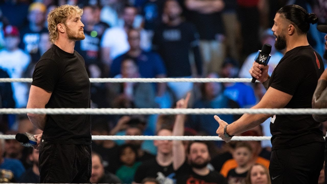 WWE | ROMAN REIGNS VS LOGAN PAUL | UNDISPUTED CHAMPIONSHIP MATCH - YouTube