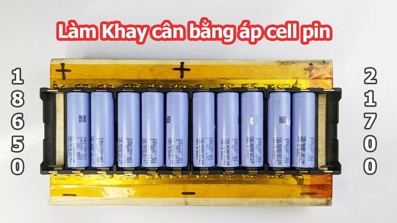 Cell Pin lệch áp thì sao để đóng thành khối | Khay cân bằng pin Lithium ...