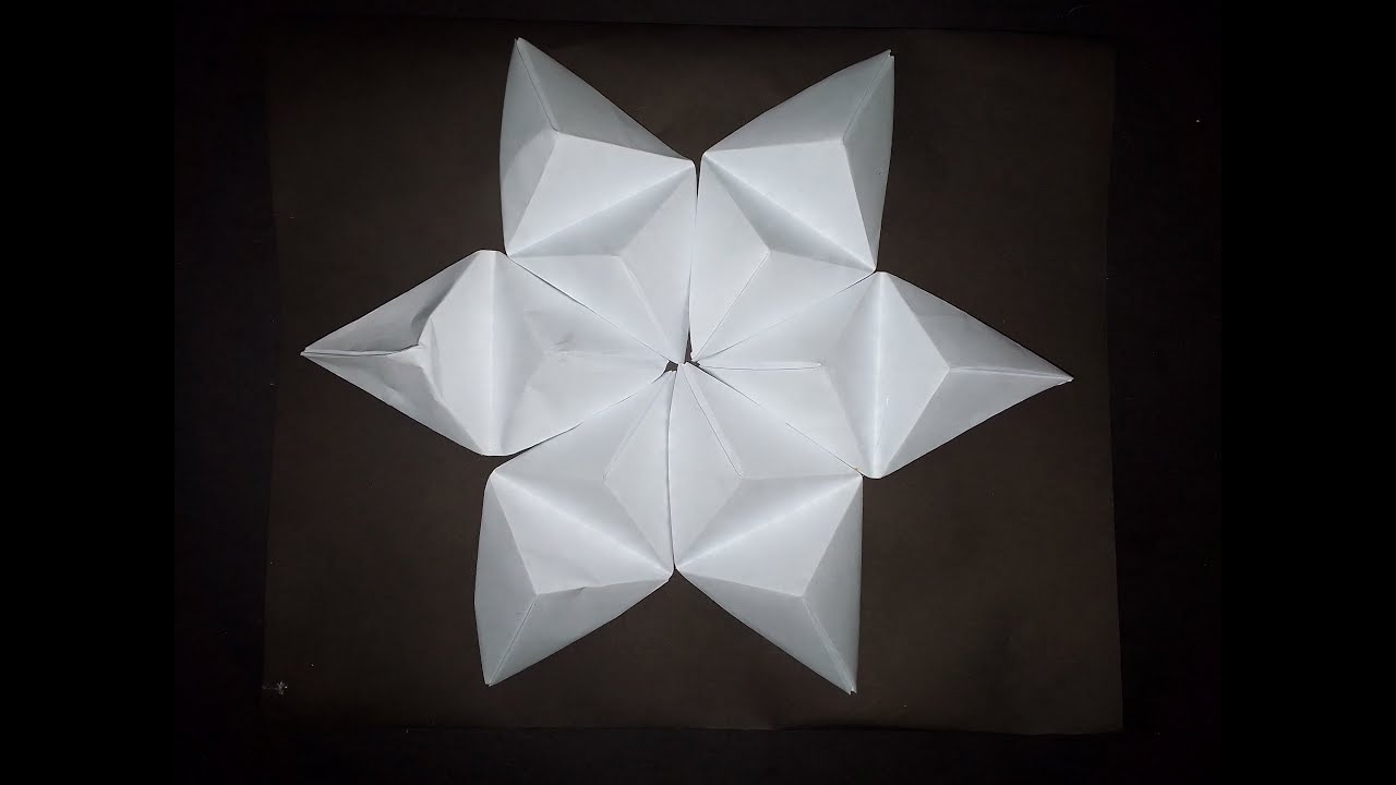 Beautiful 3D star. How to make 3D star. - YouTube