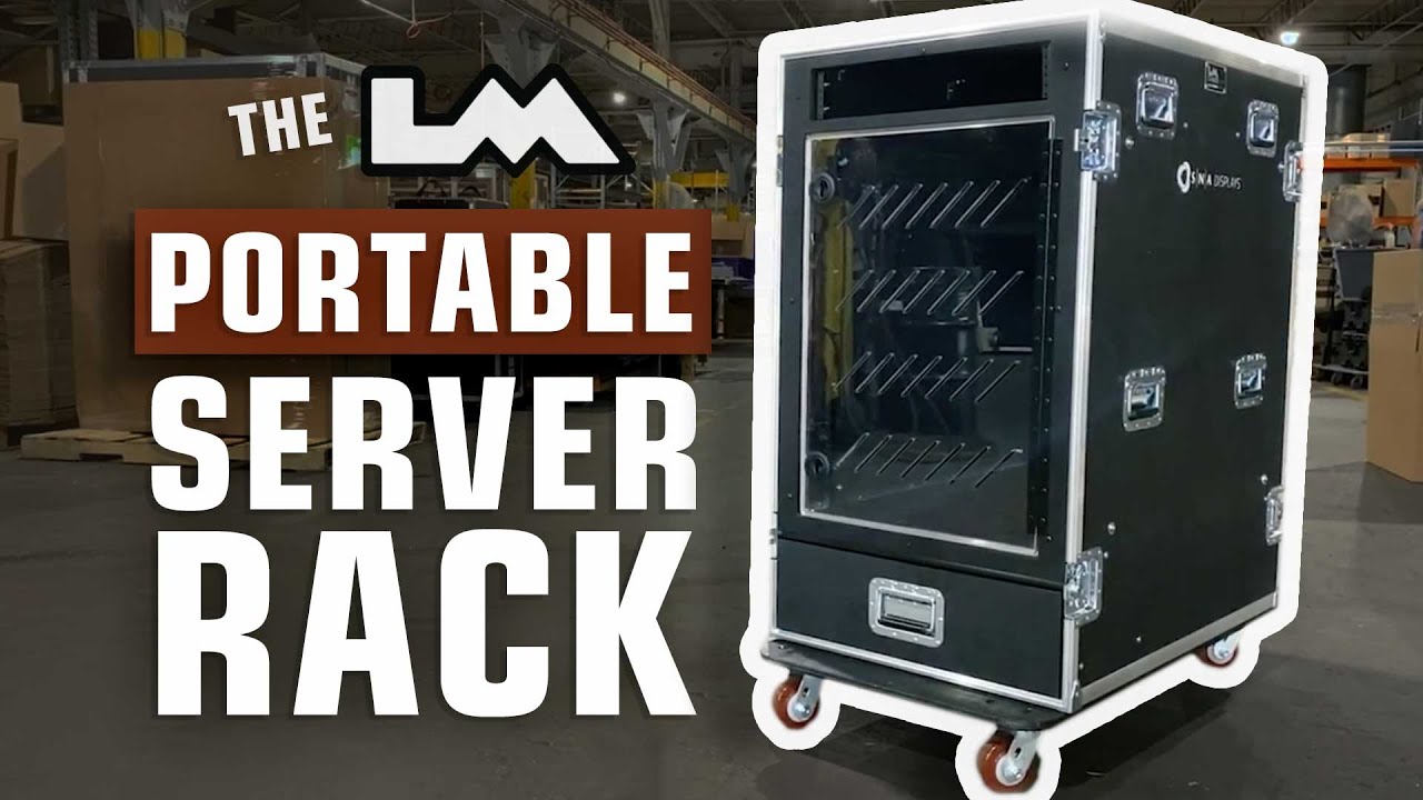 16RU Portable Server Rack | LM CASES [QUICK VIEW] - YouTube