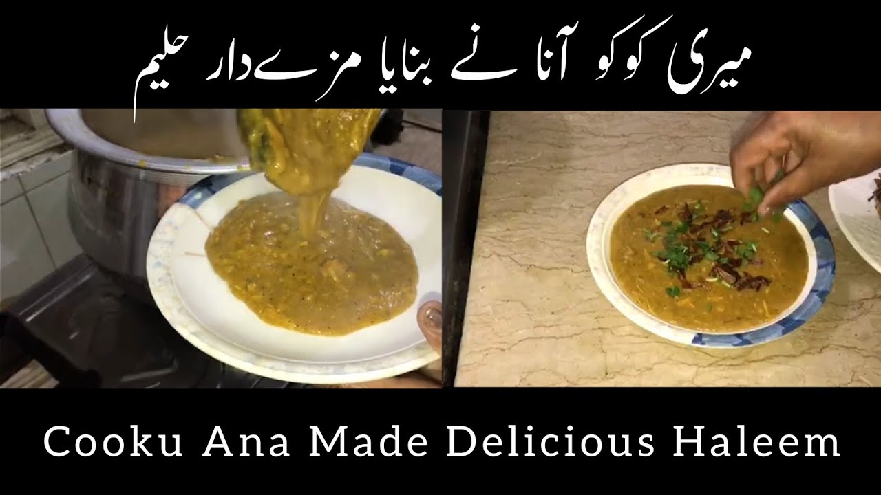 My Cooku Ana Made Delicious Haleem - Cooku Ana Recipes ...
