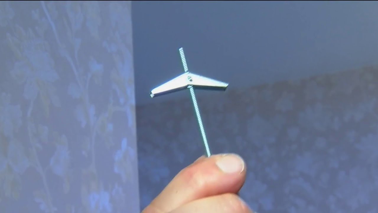 Closet rack falling off the wall? Fix it with toggle bolts - YouTube