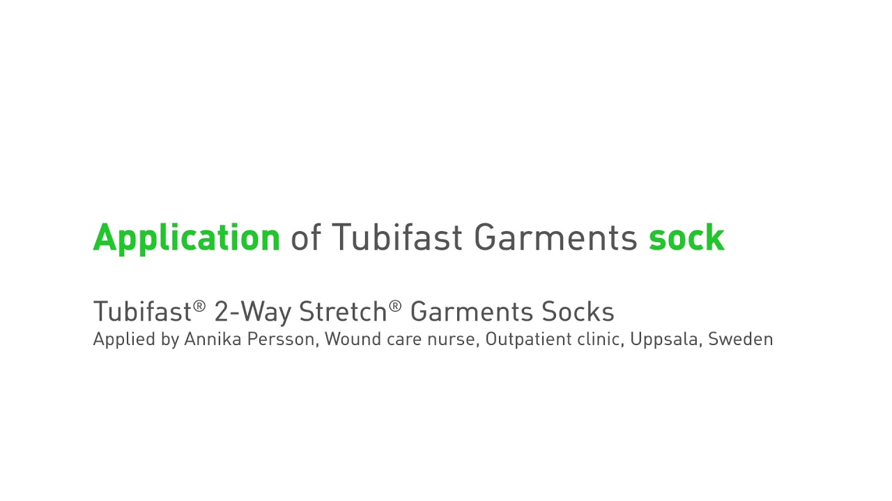 Learn to apply Tubifast garments as a sock - YouTube
