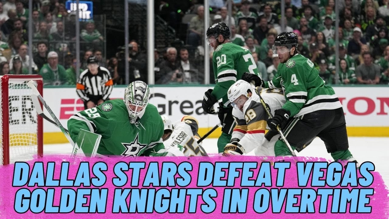 Goaltenders Shine as Dallas Stars Defeat Vegas Golden Knights in ...