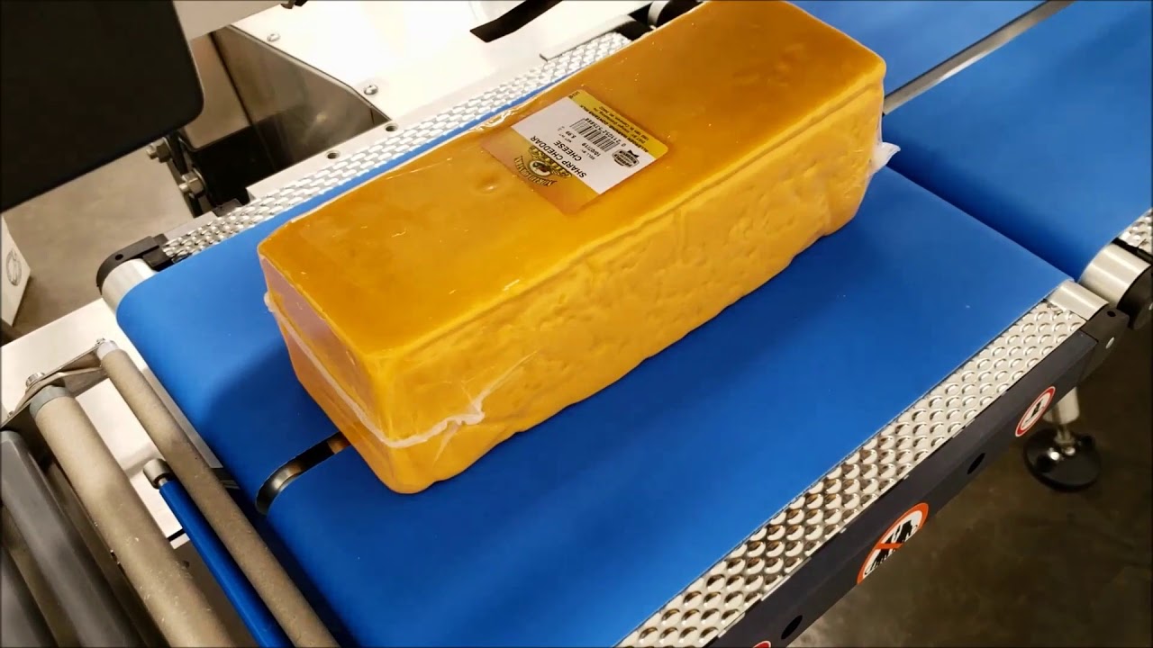 UltraSource Espera ES 5912 Weigh Price Labeler - Cheese Blocks - YouTube
