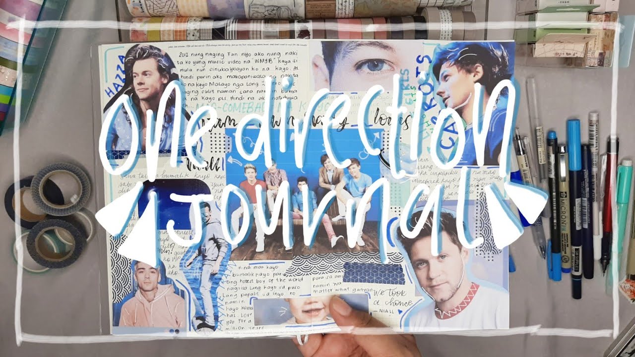 one direction journal | philippines | margie j. 🌻 - YouTube