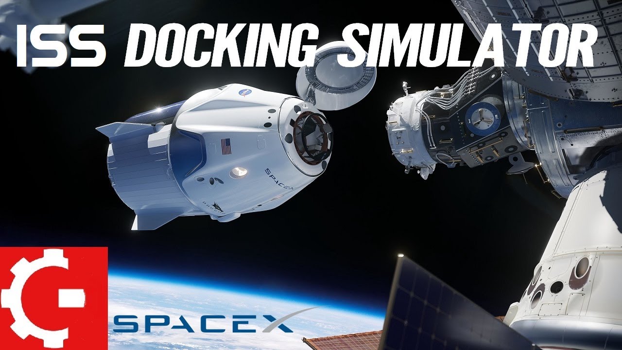SPACEX - ISS Docking Simulator - First Play - YouTube