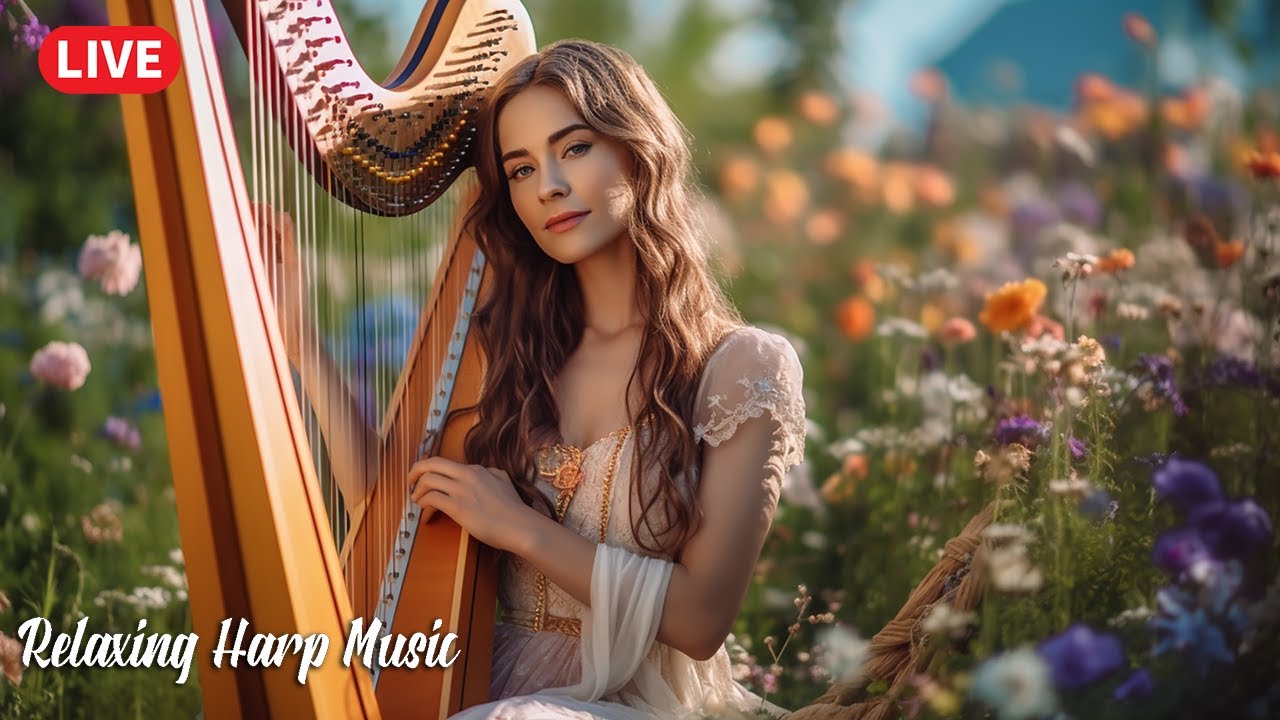 Ethereal Harp Music Compilation | Heavenly Harp Instrumental | Relaxing ...