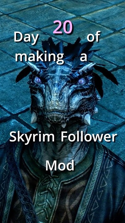 Day 20 of making a Skyrim Follower Mod - Neeth’s VA! #modding #skyrimmodding #gaming #skyrimmods ...