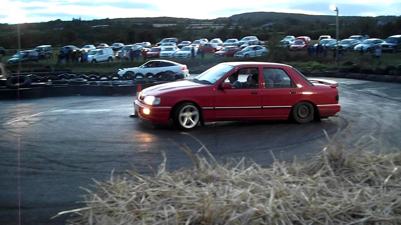Ford Sierra diffin,donegal rally 2011 - YouTube