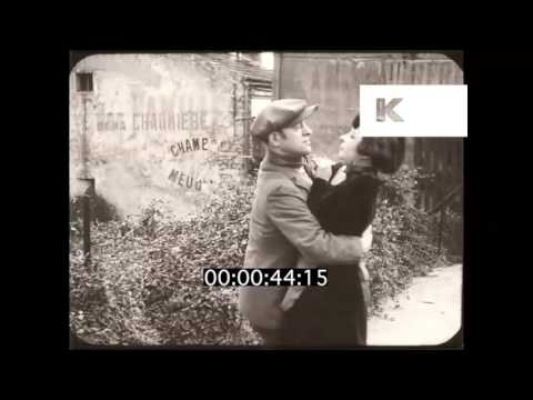 1920s French Couple Dance the Apache, Dancing from 35mm