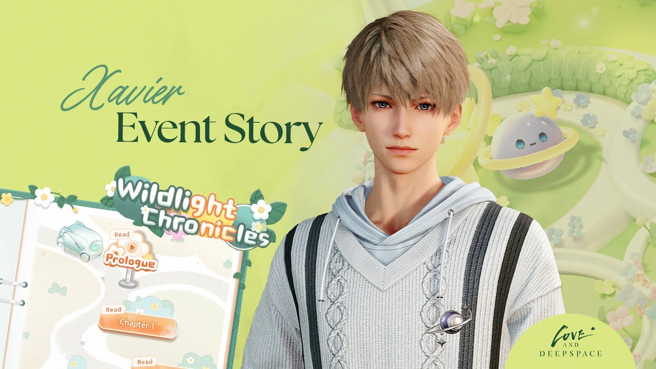 Xavier I Wildlight Chronicles I Full Event Story I Spring and Flowers I Love and Deepspace - YouTube