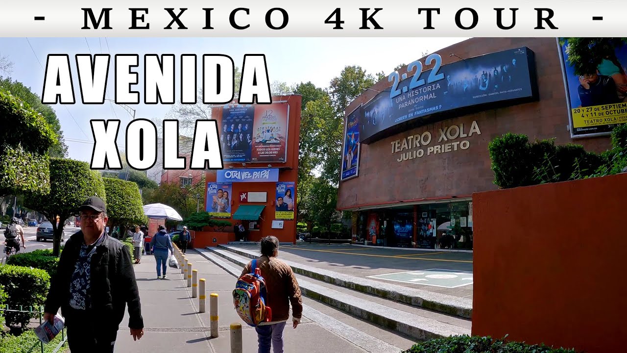 Avenida Xola 🇲🇽 Ciudad de México [4K Walking Tour] - YouTube