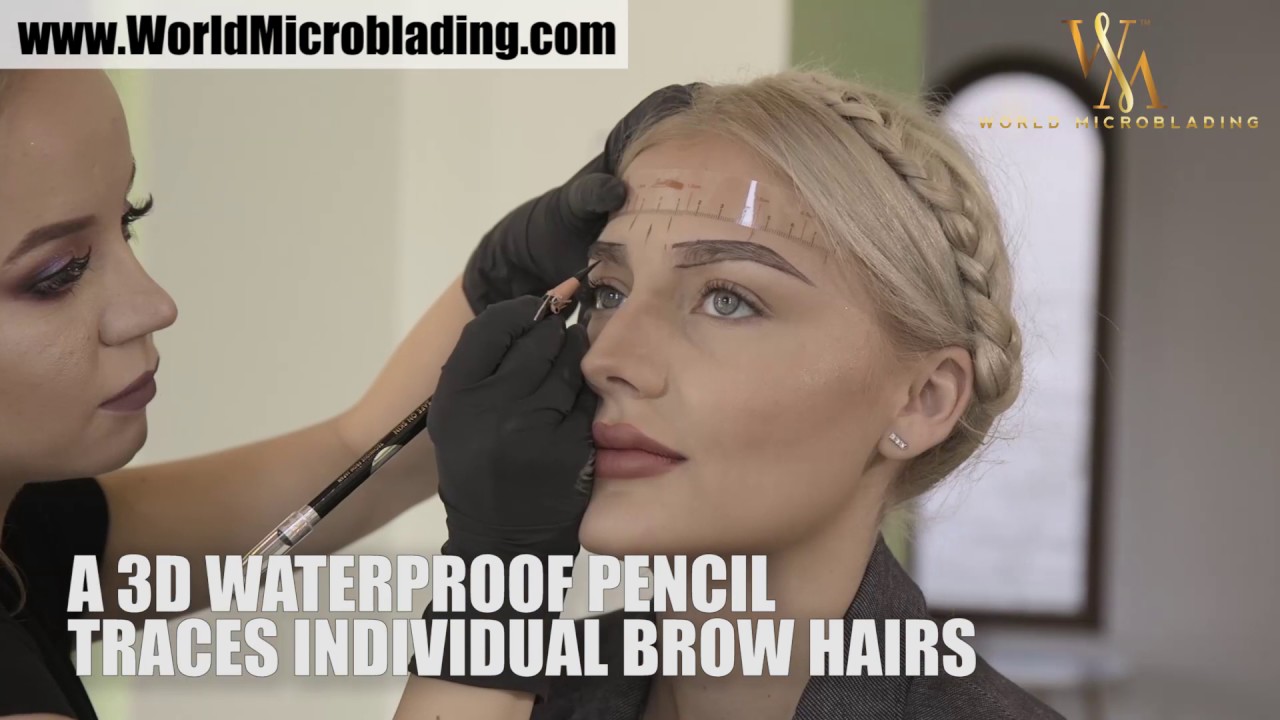Microblading tutorial - YouTube