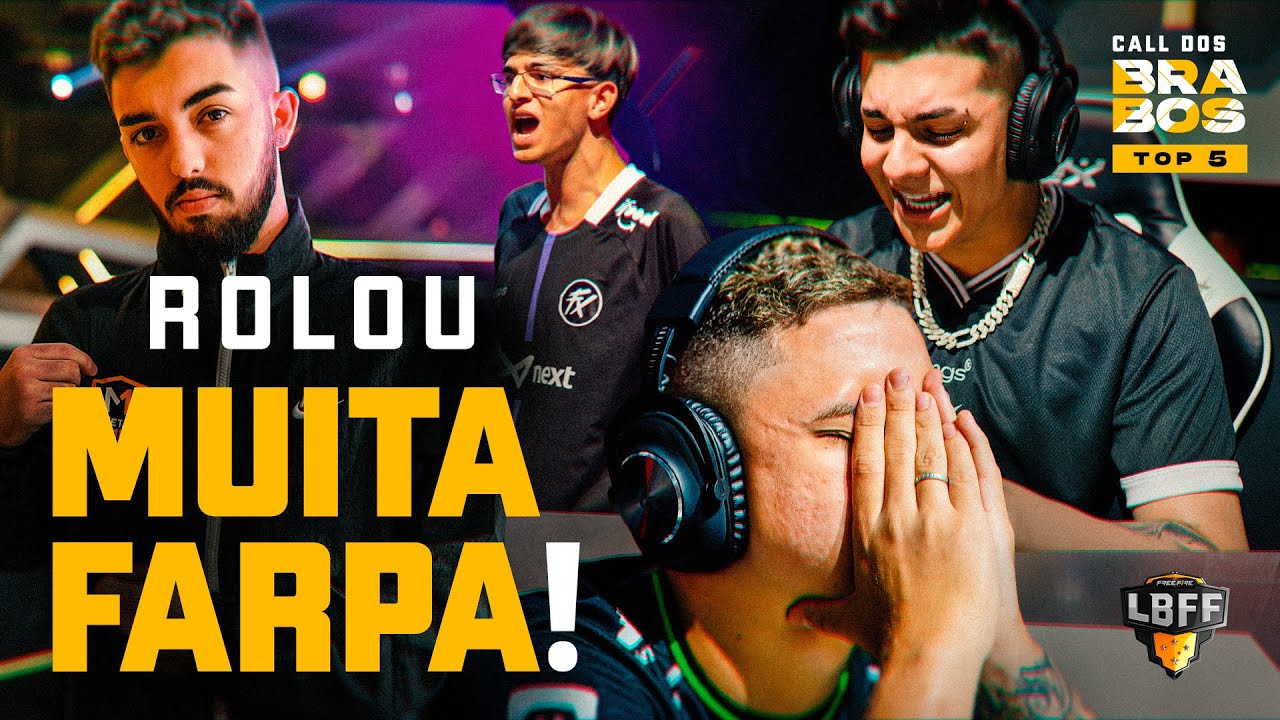 ROLOU muita FARPA? 🤔 | TOP 5 MELHORES CALLS DOS BRABOS da LBFF! | Free ...