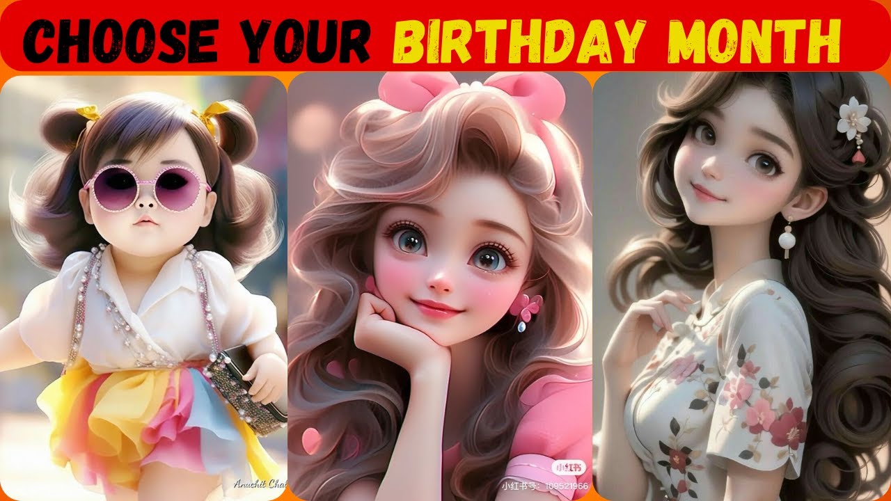 Disney Princess Birthday Month | CHOOSE YOUR BIRTHDAY MONTH | YOUR ...