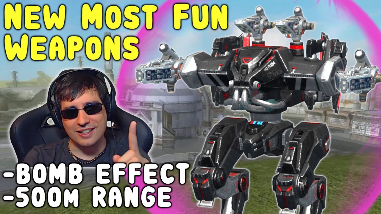 New MOST FUN WEAPONS in War Robots - WR Test Server Gameplay - YouTube