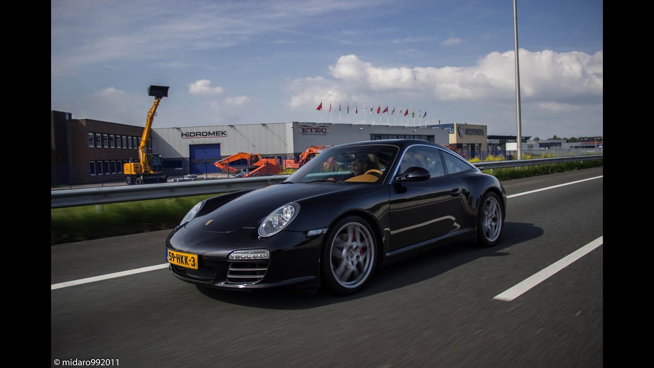 Chasing a Porsche 997 Turbo & Targa 4S w/ Akra's - Loud Accelerations ...