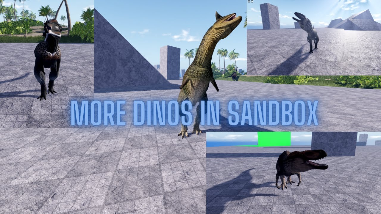 More dinos in sandbox - Prior extinction revamp - YouTube