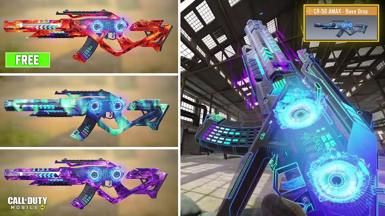 Free Legendary CR56 Amax Bass Drop All Camos CODM - COD Mobile - 2025 ...