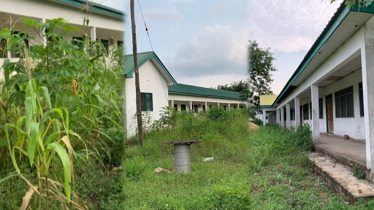 A Tour of the abandoned school building at Hodzo in the Volta region ...