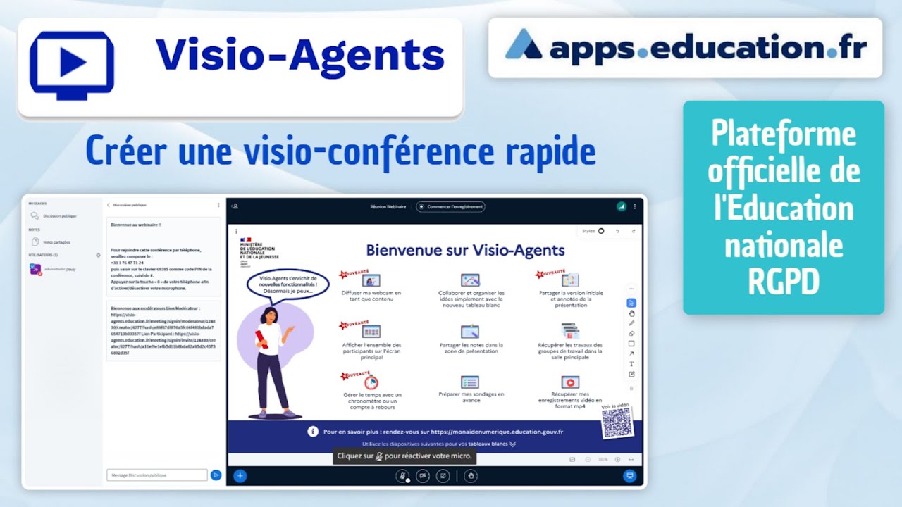 Tuto court - Créer une visio simple à l'aide de Visio-Agent des Apps ...