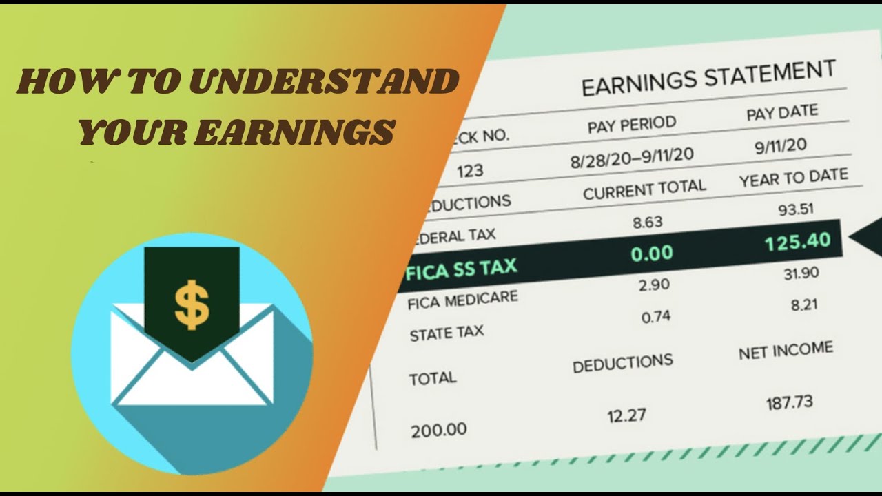 How to read A paystub - YouTube