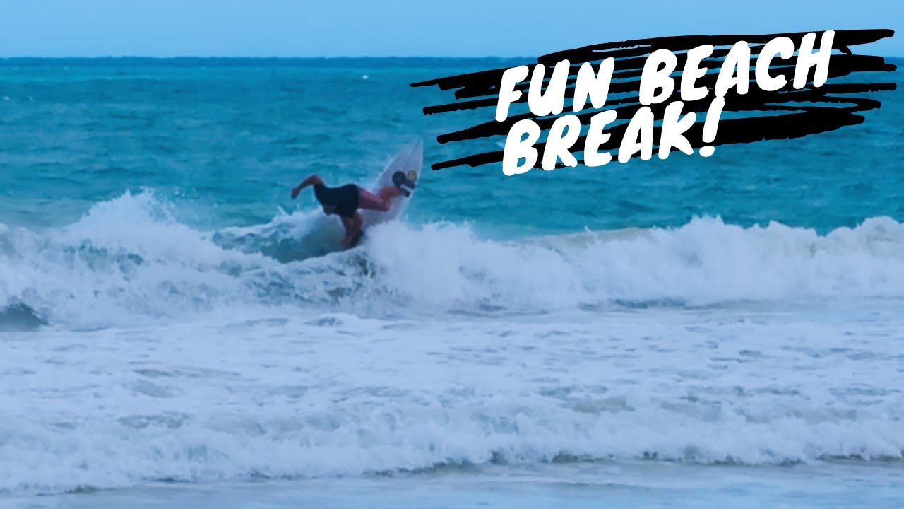 SURFING SOME FUN NOVELTY SANDBARS! | KAILUA, OAHU | BEACH BREAKS! - YouTube