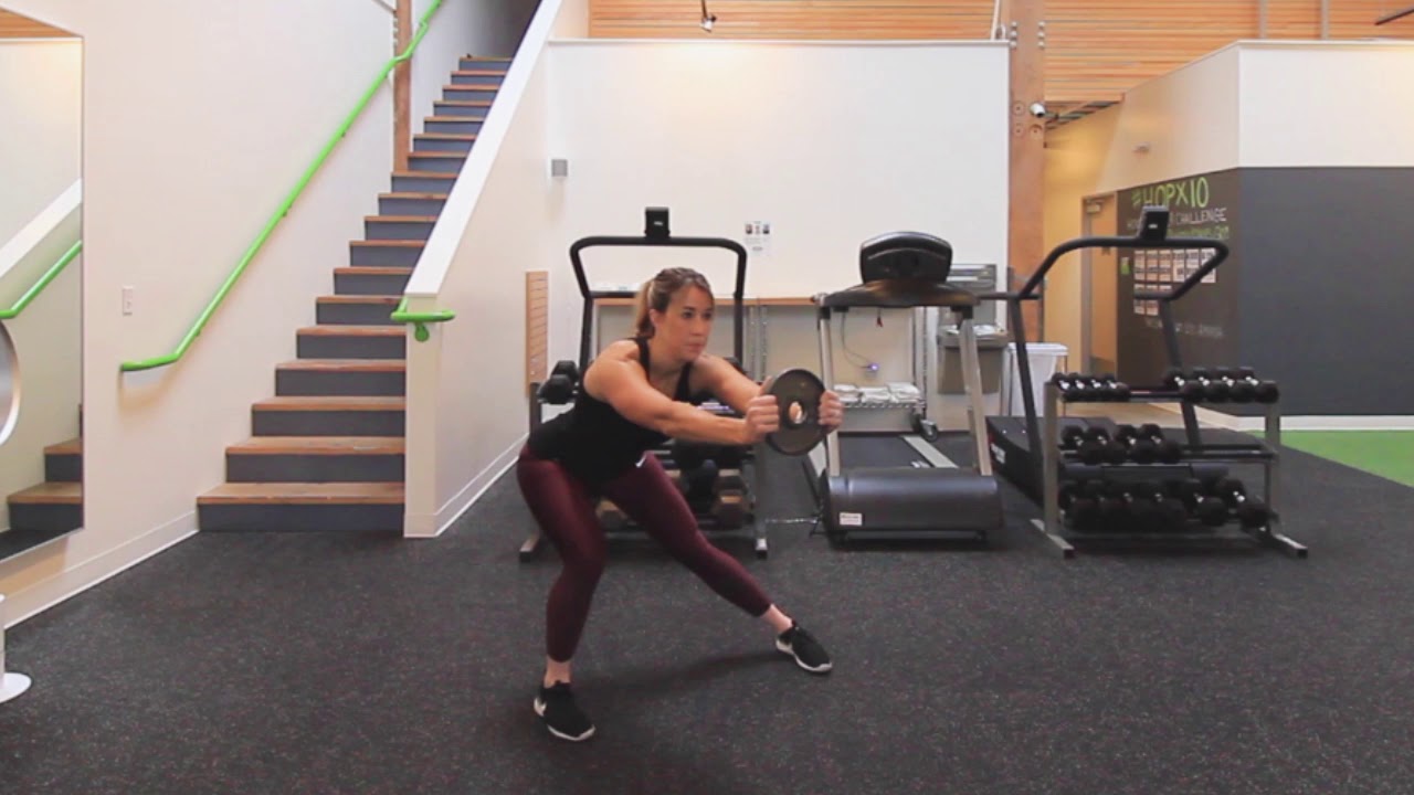 Lateral Lunge with Reach - YouTube