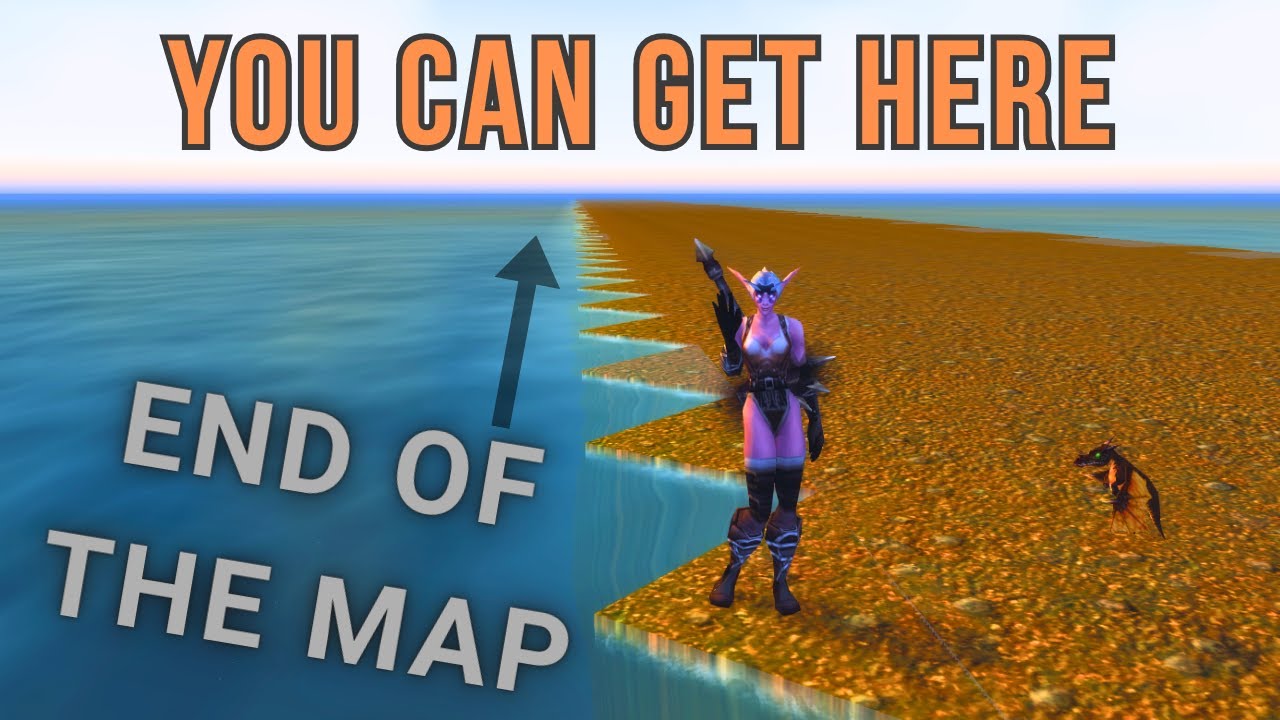 How to Get to the End of the Map - WoW Classic Exploration - YouTube