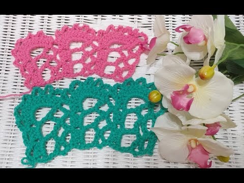 Crochet The "Spanish Lace" Edging - YouTube