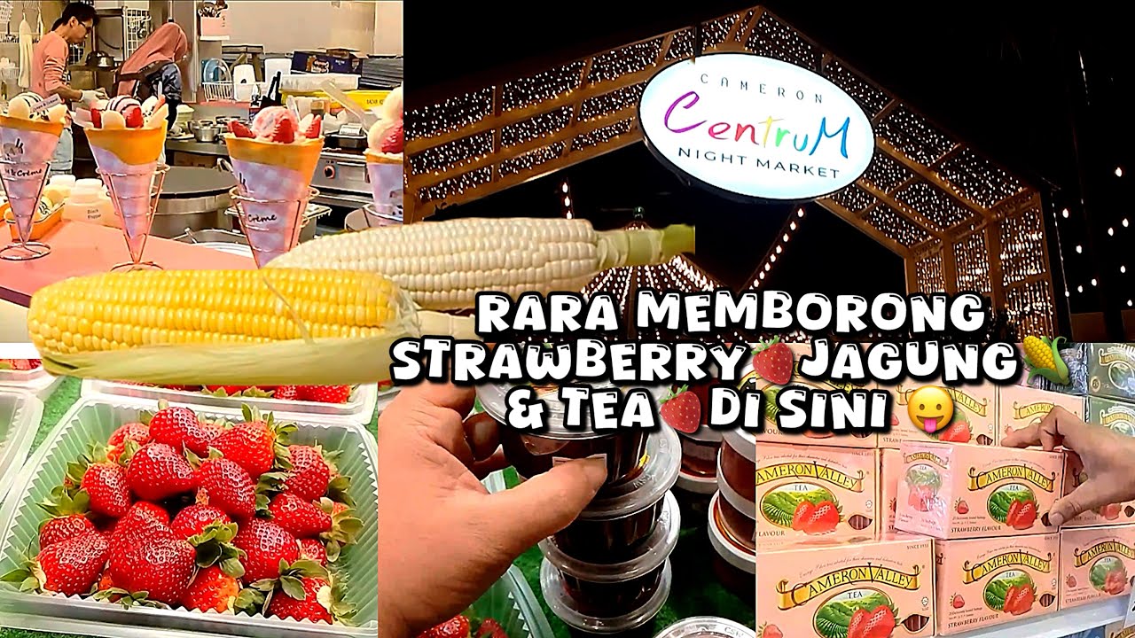 Cameron Centrum Night Market.Cameron Highlands Malaysia Vlog.Shopping ...