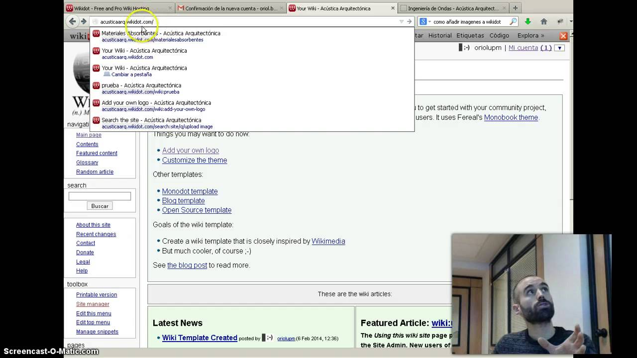 Cómo crear una página en wikidot - YouTube