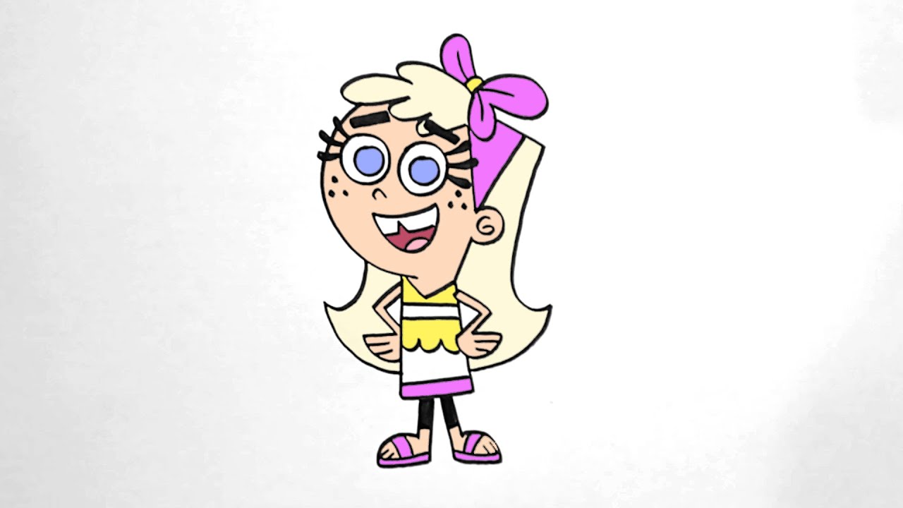 How to Draw CHLOE CARMICHAEL | FAIRLY ODD PARENTS - YouTube