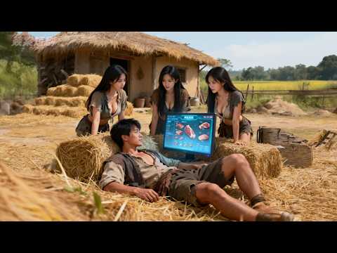 pauvre homme traverse l'ère de la famine, réveille le système, épouse 3 femmes et mange de la viande