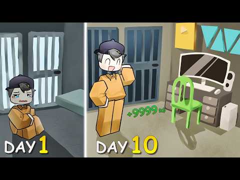 ASYIK!! Survival di Penjara & Dikejar Polisi Lalu Buat Penjara Keren 👮‍♂️🔥🗿 | My Jail Cell Indonesia