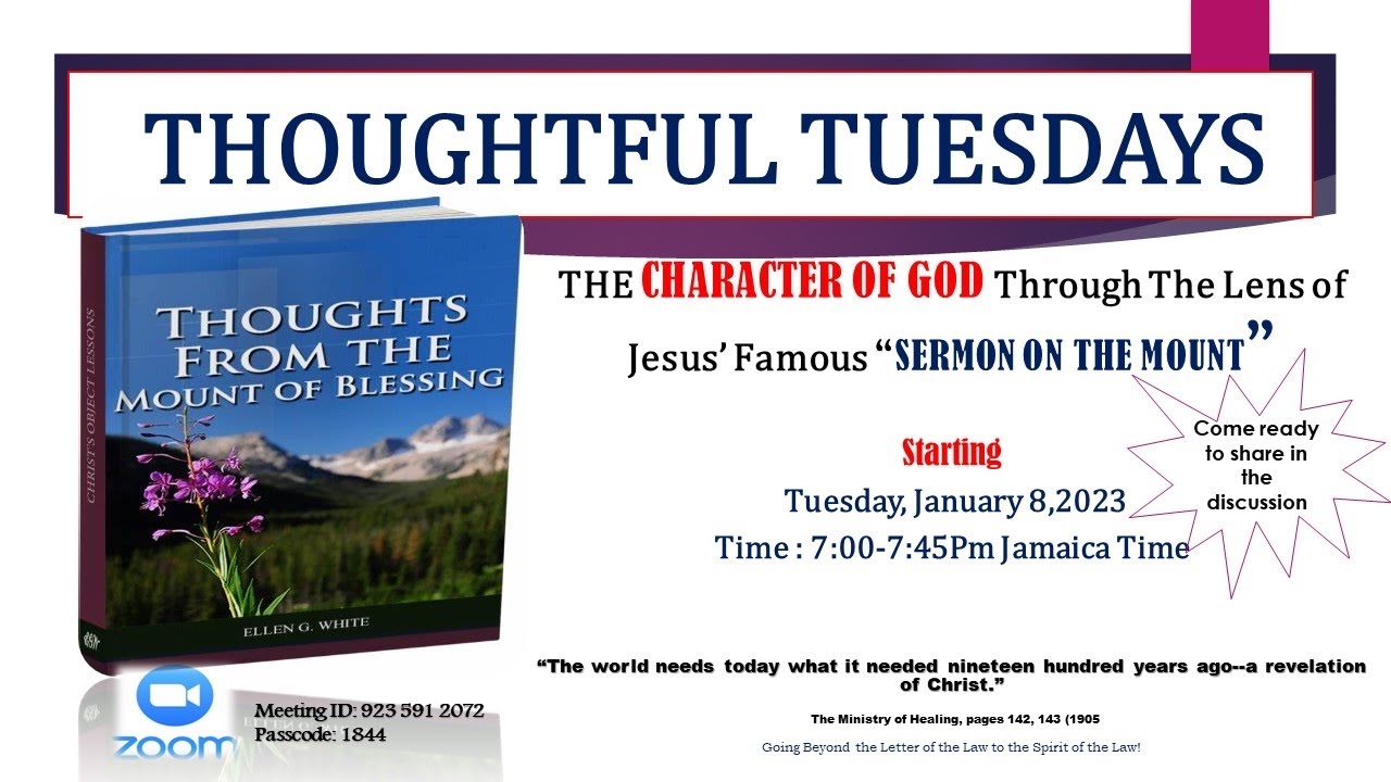 Book Study - “Blessed Are The Merciful” Thought from the Mount Of ...