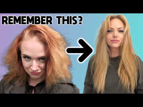 How I grew my hair 8 INCHES in 1 year by * accident *