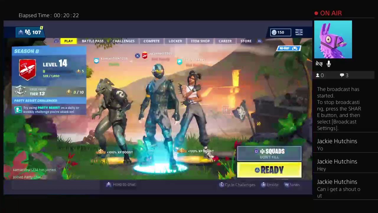 Fortnite all day - YouTube