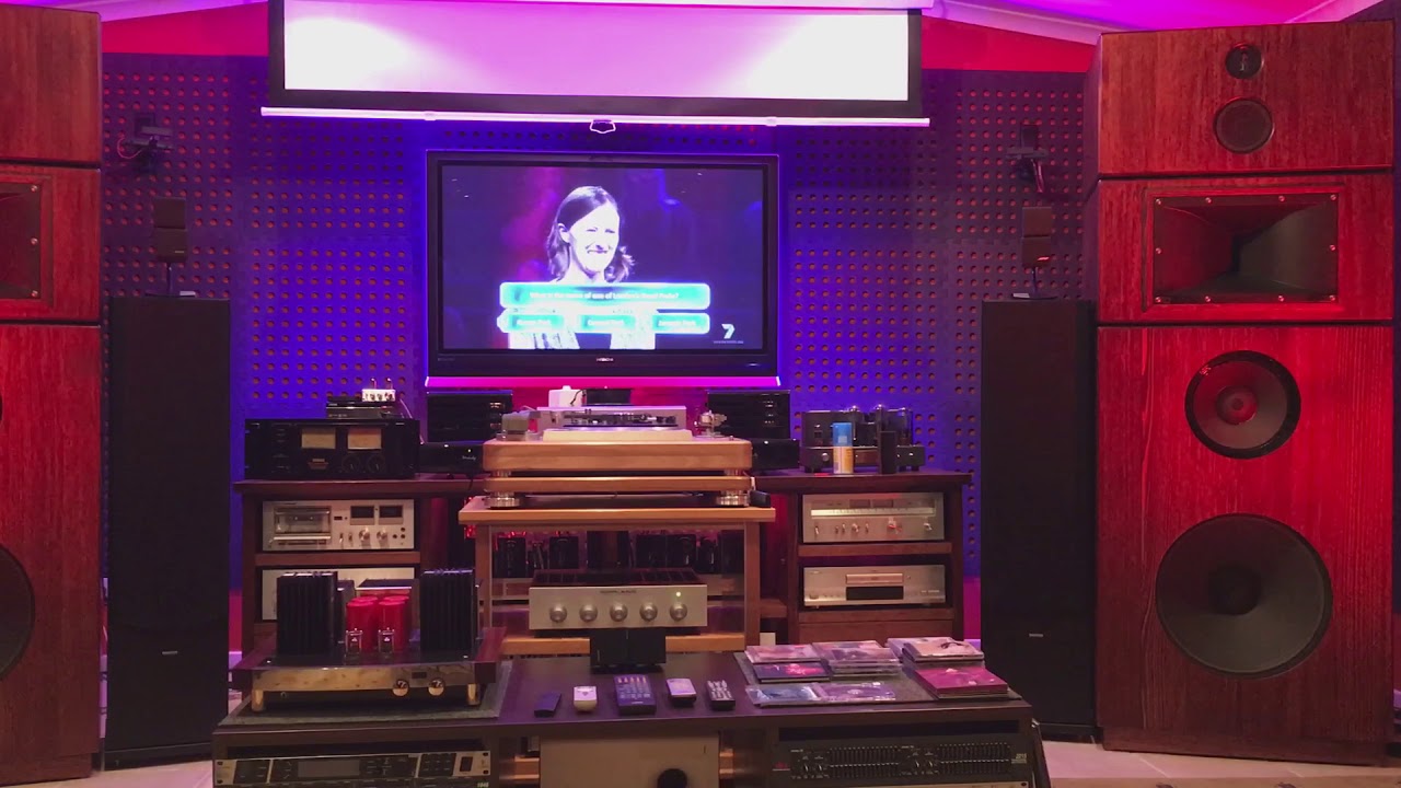 Audiophile Jbl/Altec 5 way sound system - YouTube