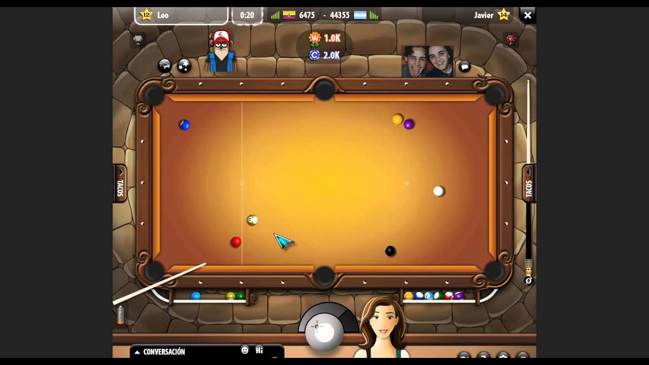 Como saber en donde meter la bola negra en pool live tour - YouTube