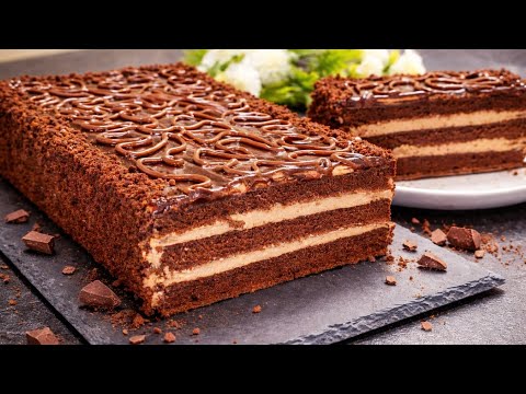 ЯНГИ ЙИЛГА ЭНГ ОСОН АРЗОН ВА МАЗАЛИ ШОКОЛАДЛИ ТОРТ. Chocolate cake. Og'izda eriydigan oson tort. 
