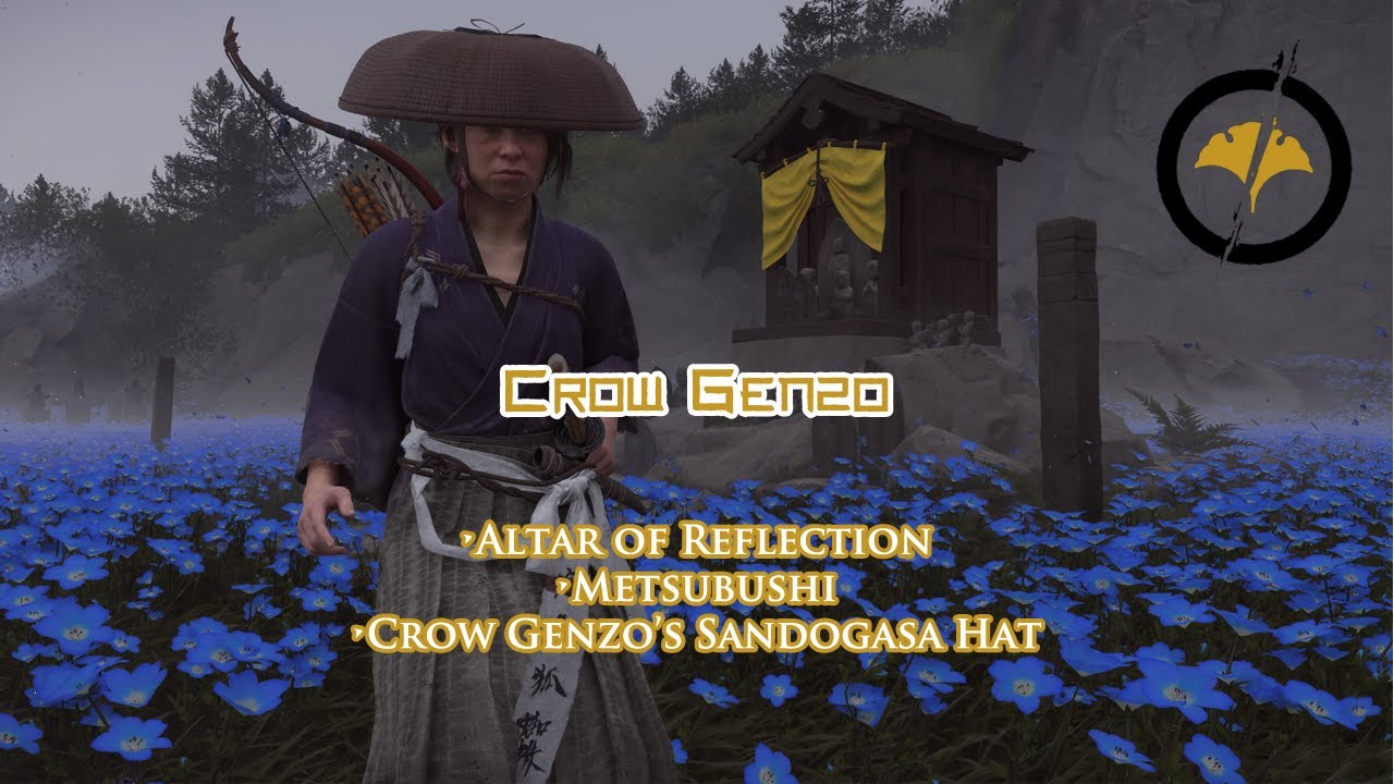 Ghost of Yotei: Crow Genzo (Altar of Reflection) / Metsubushi / Crow ...