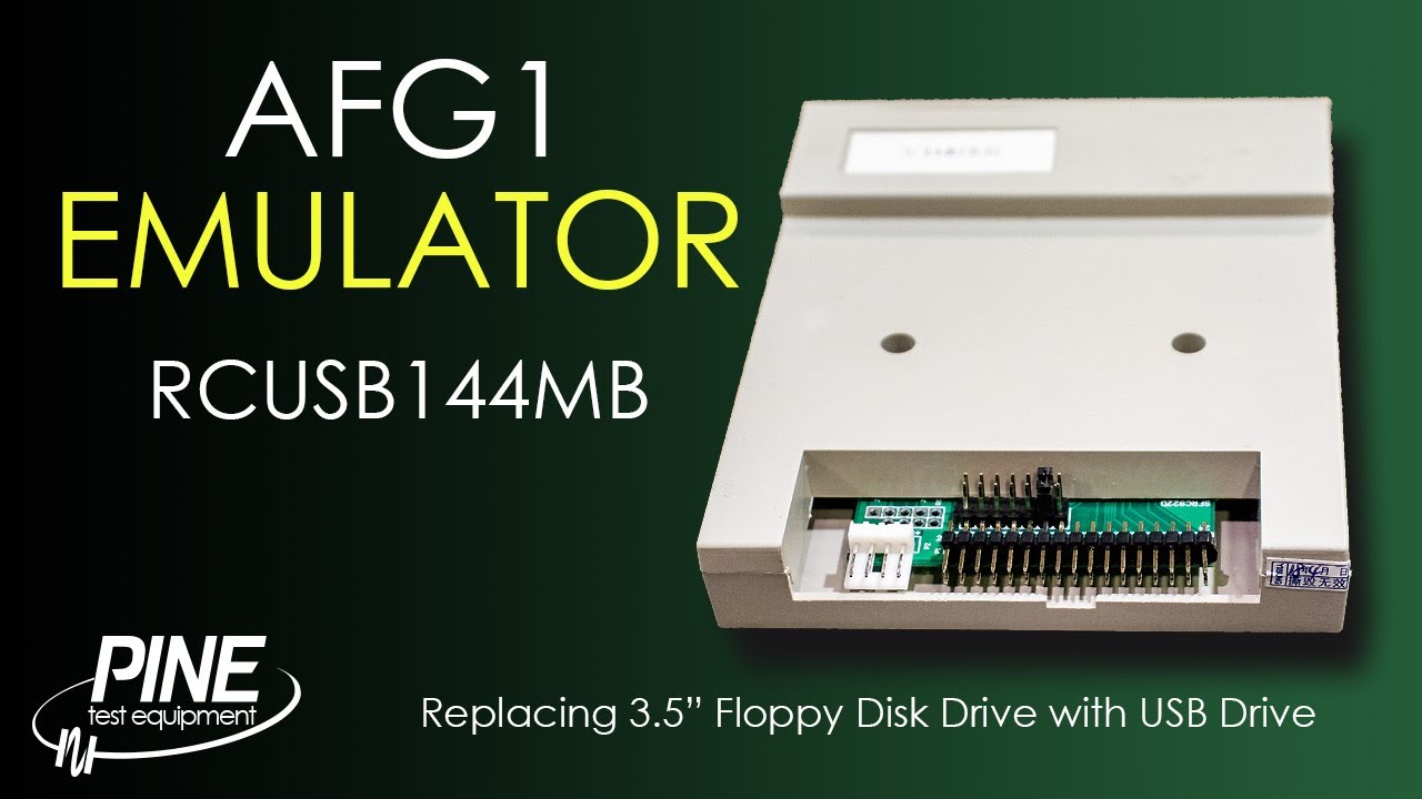 How to replace a 3.5" Floppy Disk Drive with USB Drive on AFG1 Gyratory ...